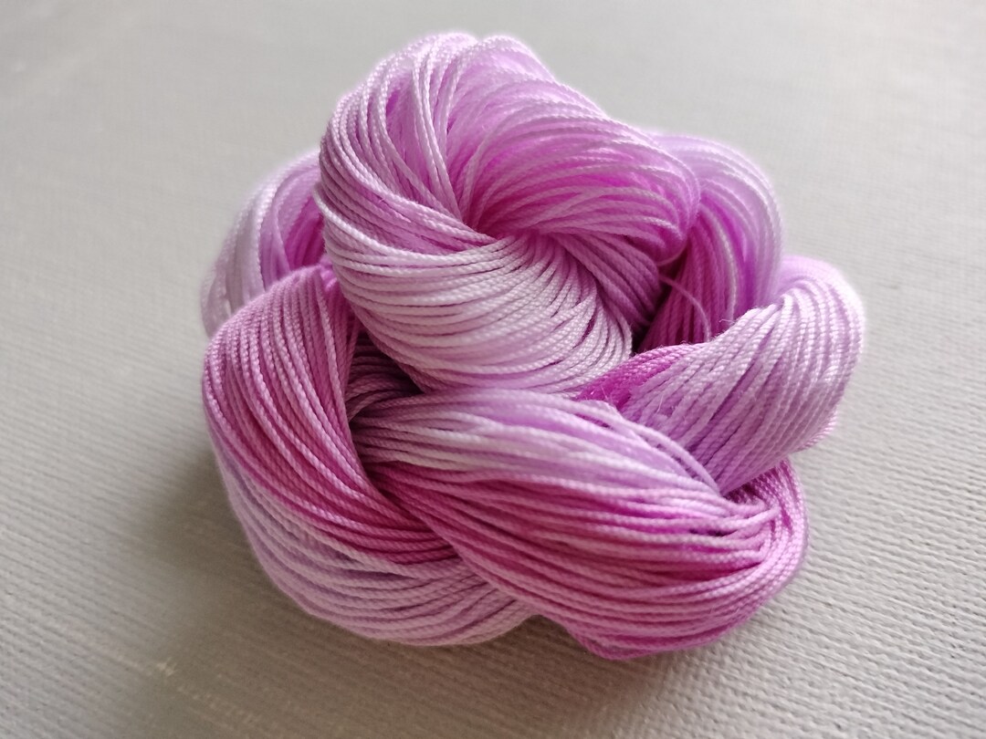 Silky Dreams, Tatting Hand Dyed Thread Size 10 to 80, Pink Tatting ...