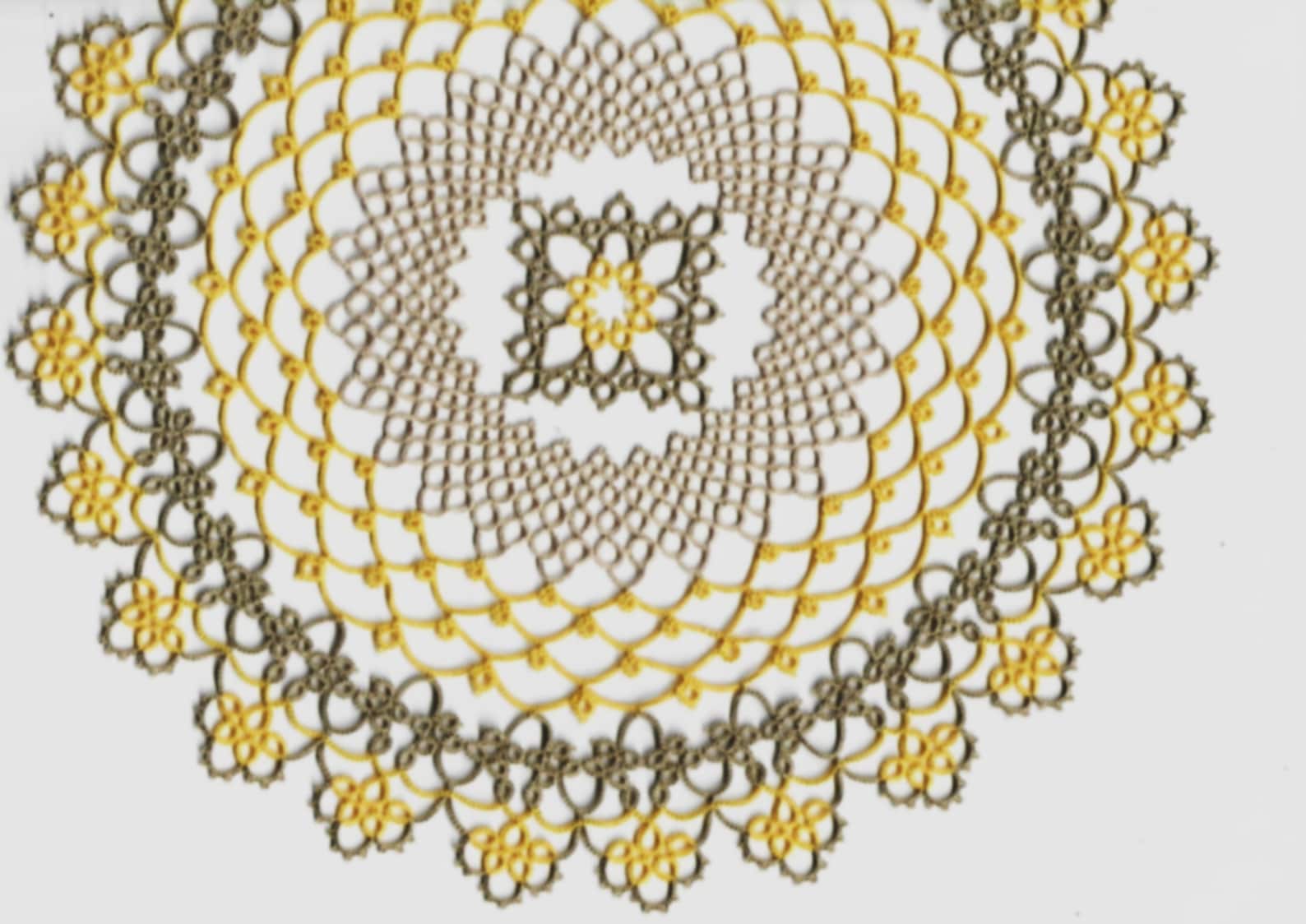 Solaris by Jon Yusoff, Tatted Doily Visual E-pattern , Lace Pattern ...