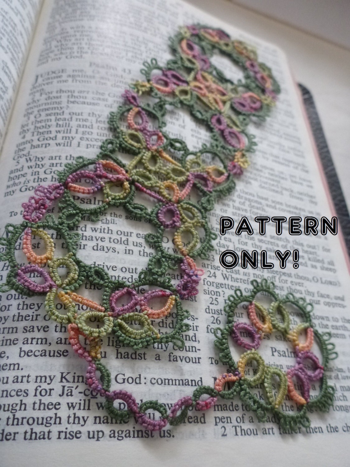 Tatting Pattern Bookmark Pattern, Pdf Pattern, Gift for Him,bookmark ...