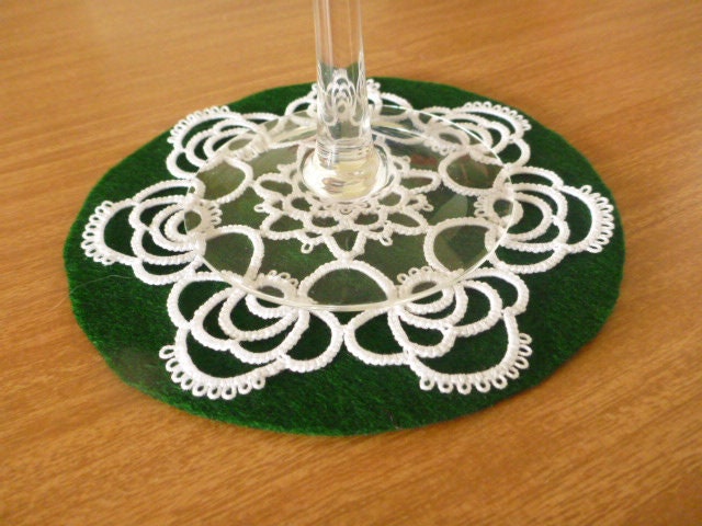 Tatting E-pattern Tatted Coaster Doilyvisual Pattern Lace - Etsy