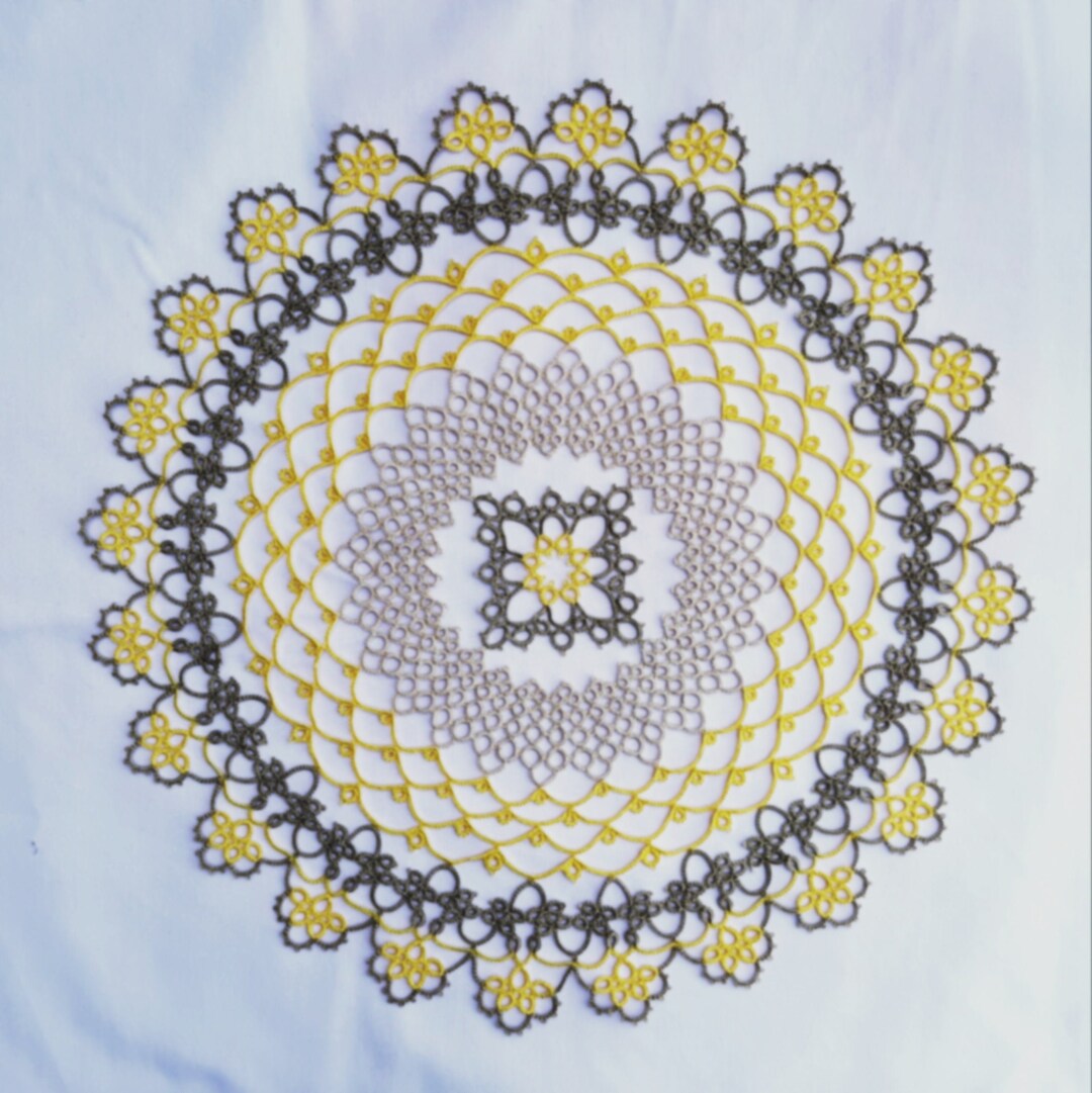 Solaris by Jon Yusoff, Tatted Doily Visual E-pattern , Lace Pattern ...