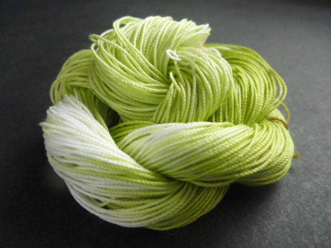 Color 'reflection' Green Tatting Thread, Hand Dyed DMC Cordonnet, Sizes ...