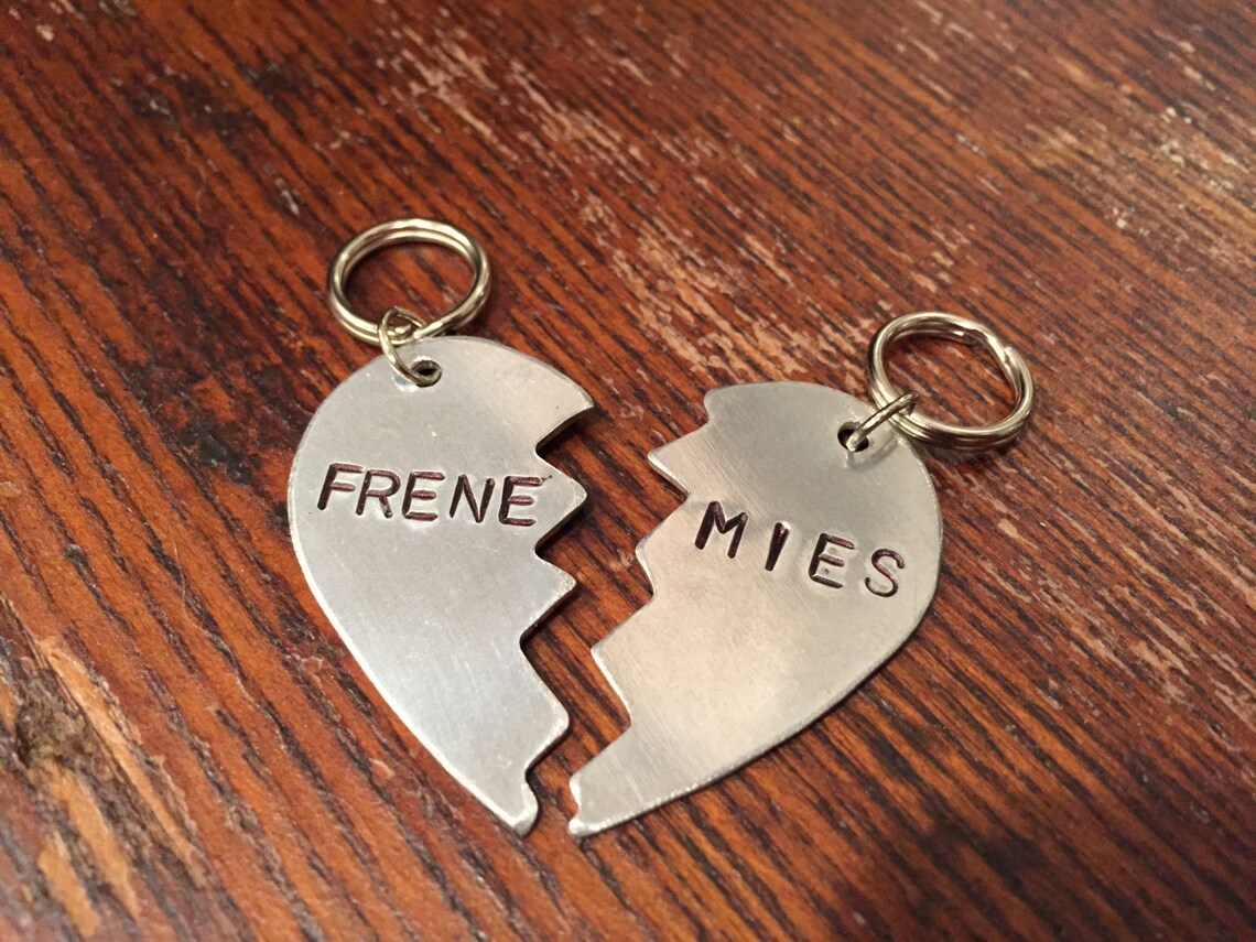 Frenemies Dog Tag Set LARGE Dog Tags Keychains Unique - Etsy