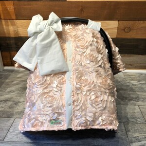 Rosette Car Seat Canopy/car Seat Cover - Etsy