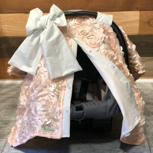 Rosette Car Seat Canopy/car Seat Cover - Etsy