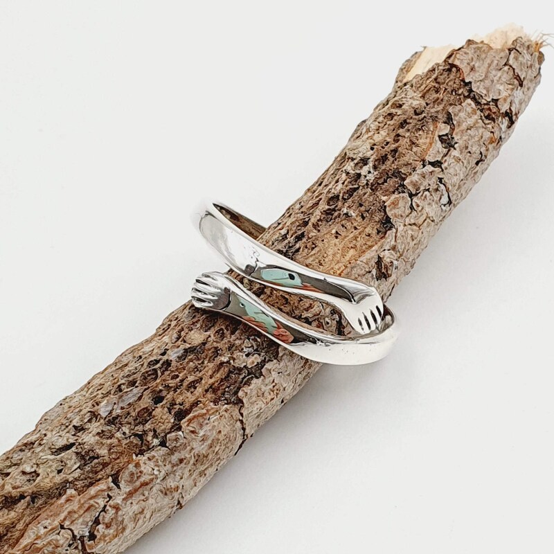 Hug Ring Sterling Silver - Etsy