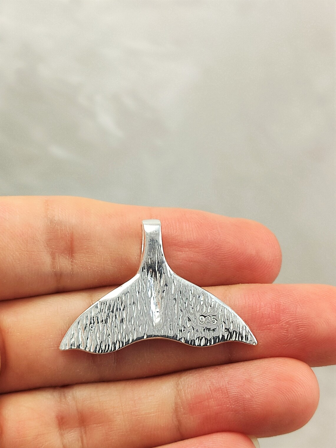 Whale Tale Pendant Necklace 925 Sterling Silver Ocean Jewelry Charms - Etsy