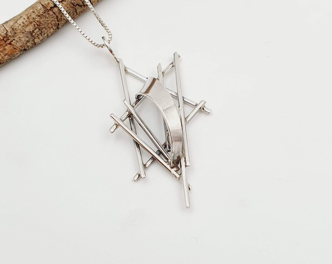 Big David Star Pendant , Star of David Necklace , Handmade Star ...