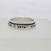 Shema Ring Sterling Silver, Shema Israel Spinning Band Ring, Jewish ...