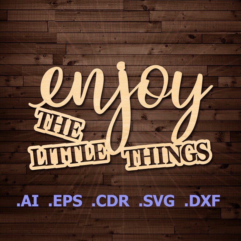 Laser Cut Sign Files Cut Wood Laser Svg Template Dxf Laser | Etsy