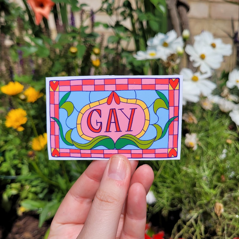 Gay Nature Stickers - Etsy UK