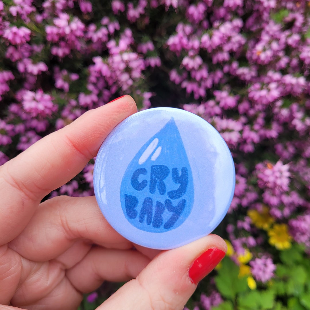 Cry Baby Blue Tear Badge - Etsy