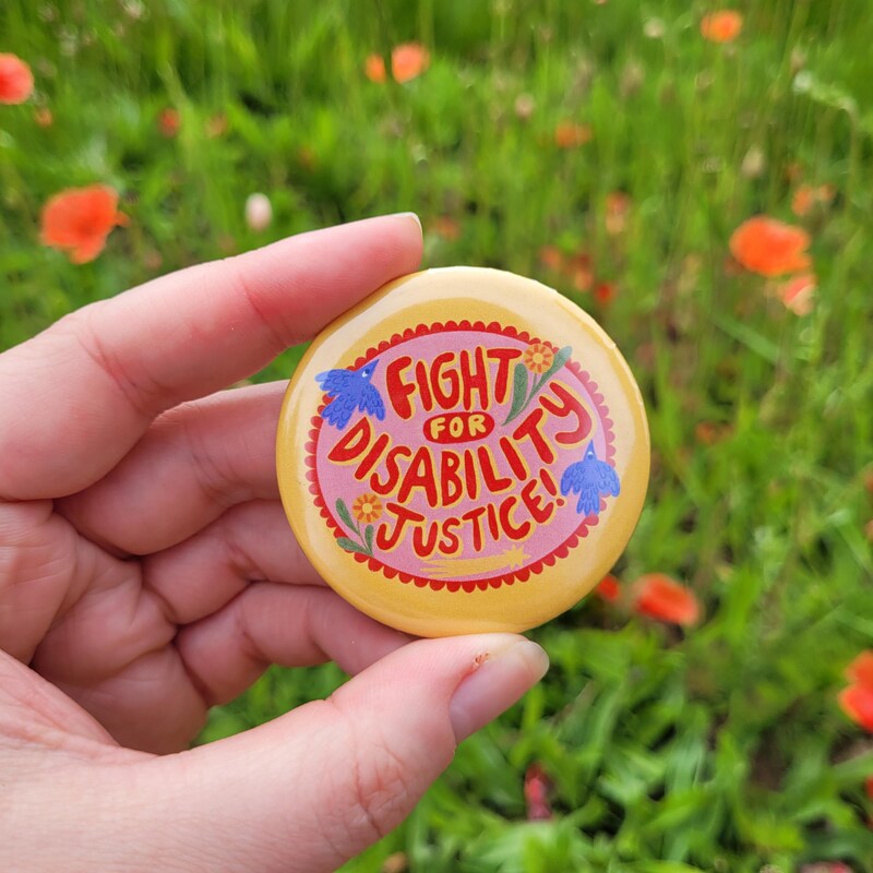Disability Pride Pin Badge - Etsy
