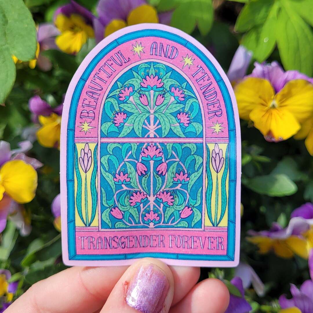 Beautiful and Tender Transgender Forever Vinyl Sticker - Etsy