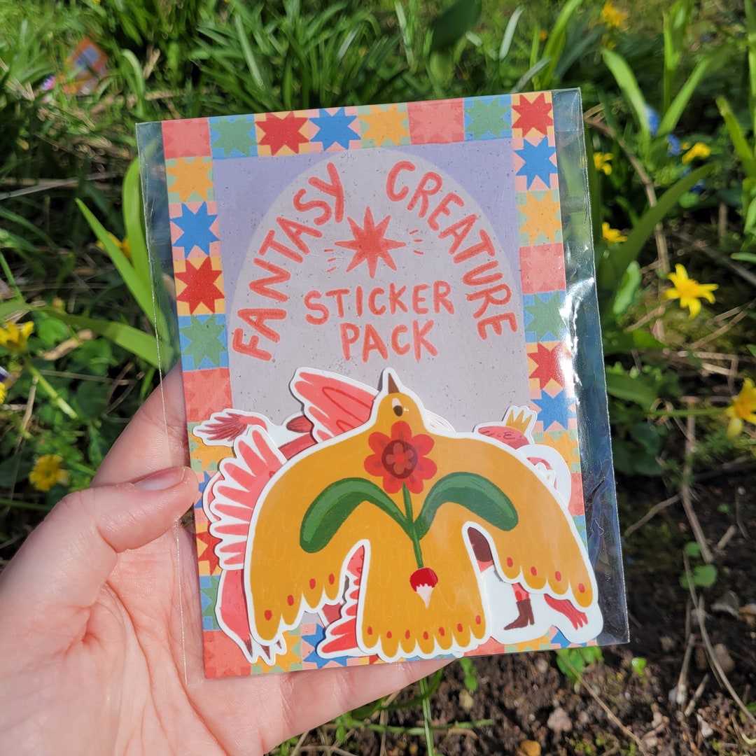 Mythical Creature Sticker Pack - Etsy