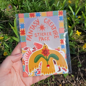 Mythical Creature Sticker Pack - Etsy