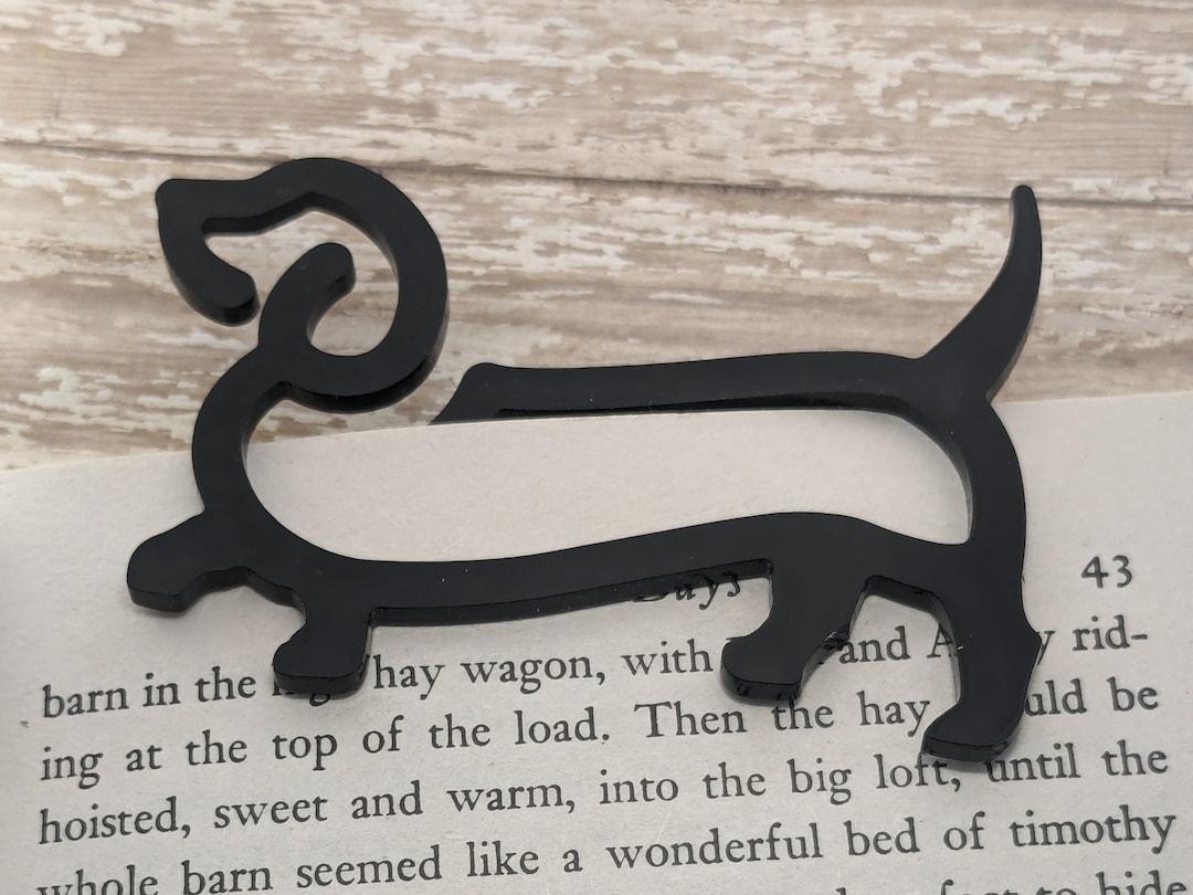 Dachshund Shaped Bookmark - Weiner Dog Bookmark - Weiner Dog Gift-dog ...
