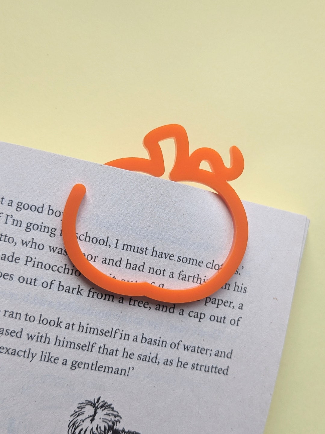 Pumpkin Bookmark-non-candy Halloween Treat-classroom Halloween Gift ...
