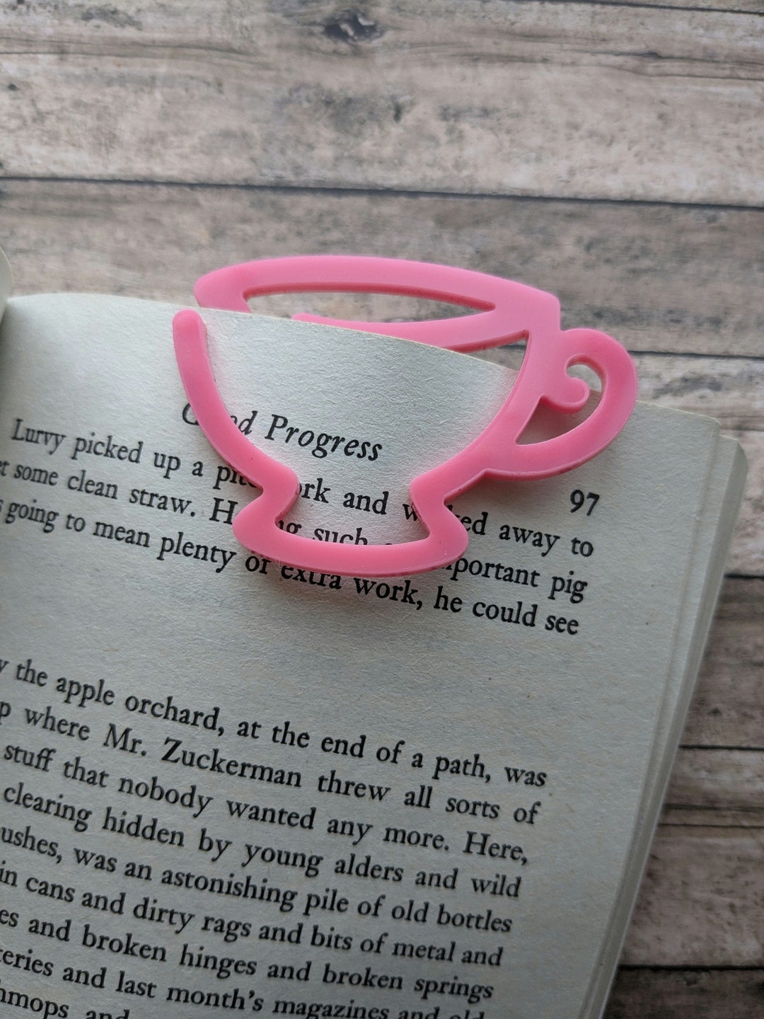 Teacup Shaped Bookmark-tea Cup Bookmark-tea Drinker Gift-drink Tea Read ...