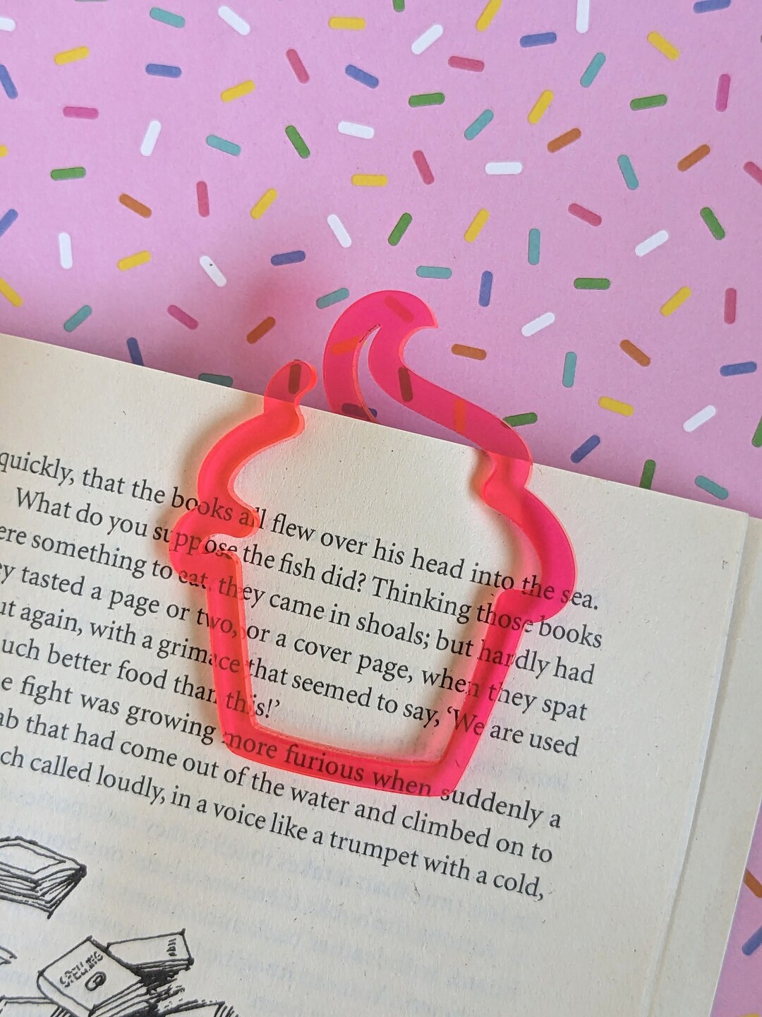 Cupcake Bookmark - Bookmark for Kids - Reading Prize - Birthday ...