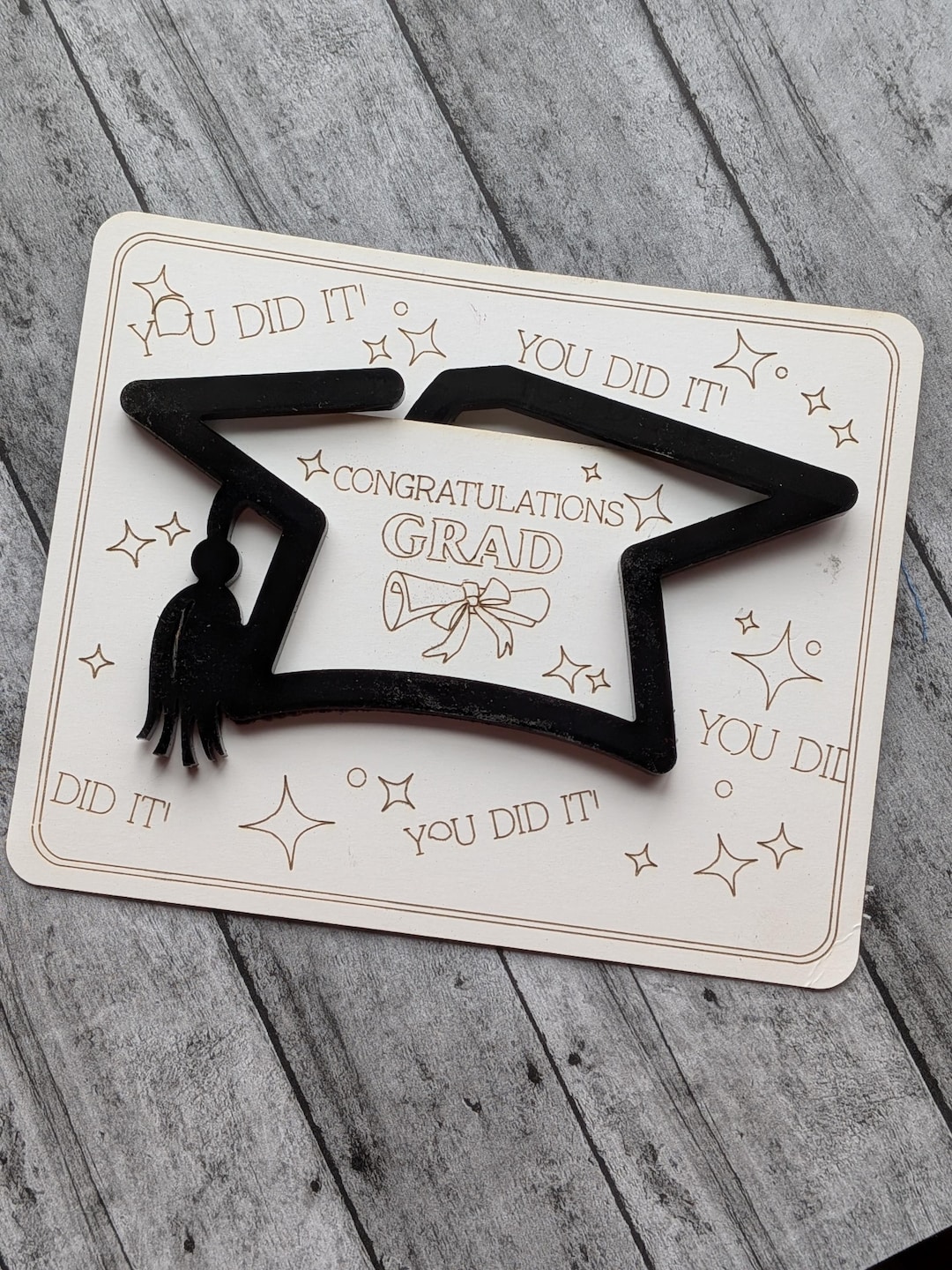 Graduation Cap Bookmark - Graduation Gift - Congratulations Grad Gift ...