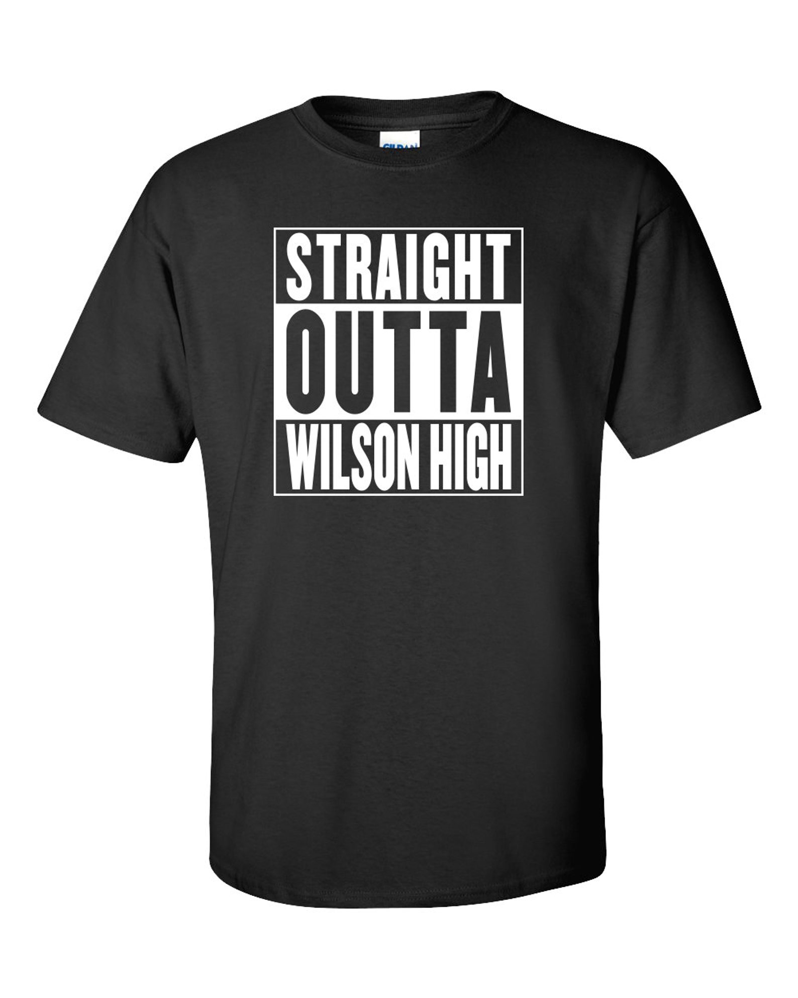 Custom Straight Outta T-shirt / Small to 5XL / Customize / Personalize ...