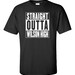 Custom Straight Outta T-shirt / Small to 5XL / Customize / Personalize ...
