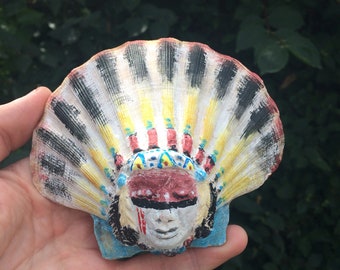 Native Chief Mask - Etsy