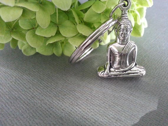 Buddha Key Chain / Om Keychain / Yoga Keychain / Meditation | Etsy
