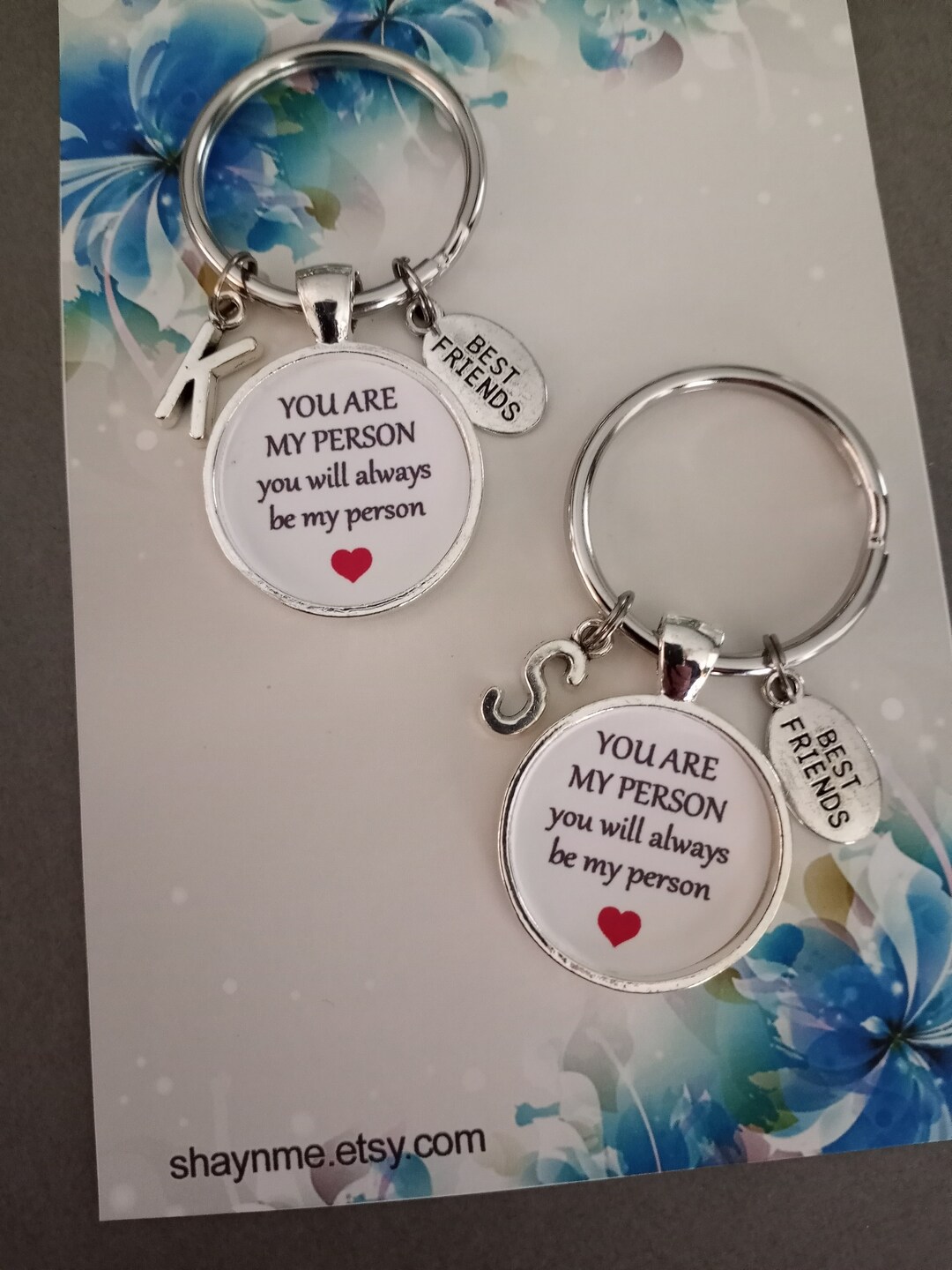 Pair of Best Friend Keychains / BFF Key Chain / You Are My - Etsy Canada