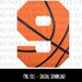 9th Birthday Basketball PNG 9 Basketball PNG Sports Png - Etsy