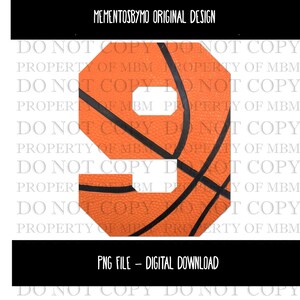 9th Birthday Basketball PNG, 9 Basketball PNG, Sports Png, Basketball ...