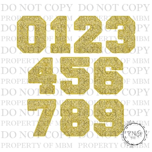 PNG Gold Glitter Numbers, Sparkle Clip Art, Letters Alphabet Numbers ...