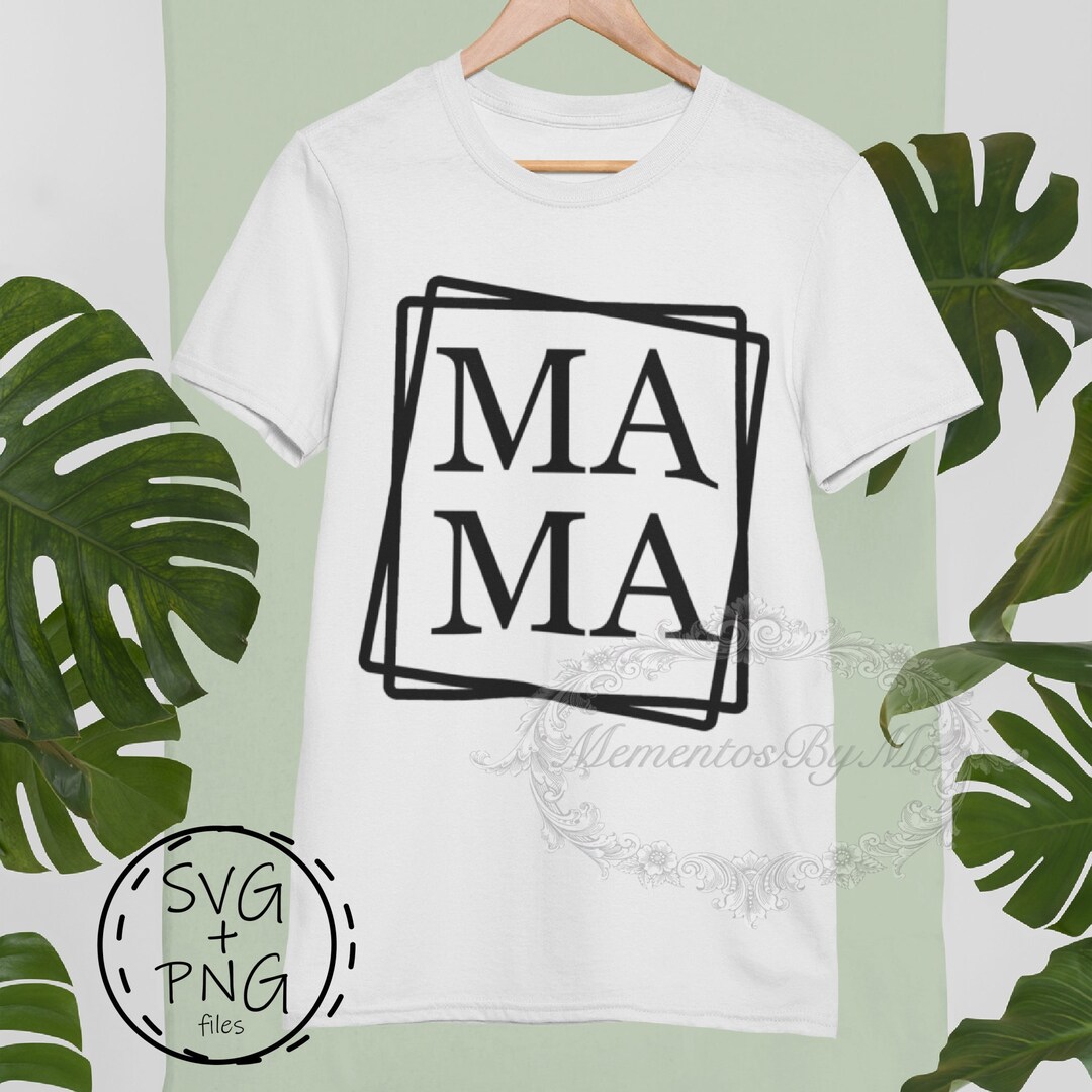 Mama SVG, Mama Frame, Mama Box Cut File, Digital Download, Silhouette ...