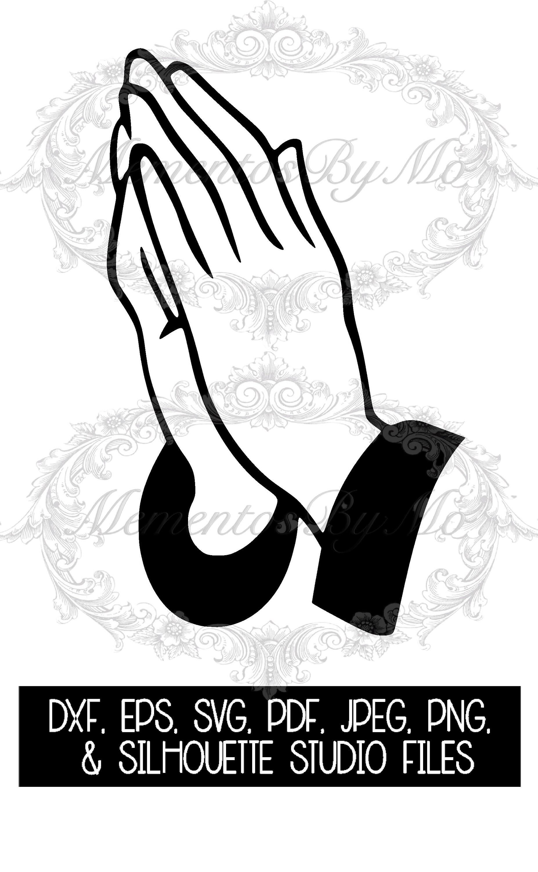 PRAYING HANDS SVG Praying Hands Clipart Praying Hands Svg - Etsy Israel