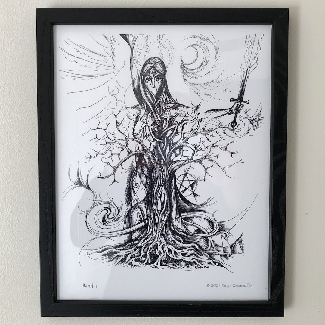 Tree Goddess, Celtic Goddess, Moon Goddess, Irish Art, Warrior Goddess ...