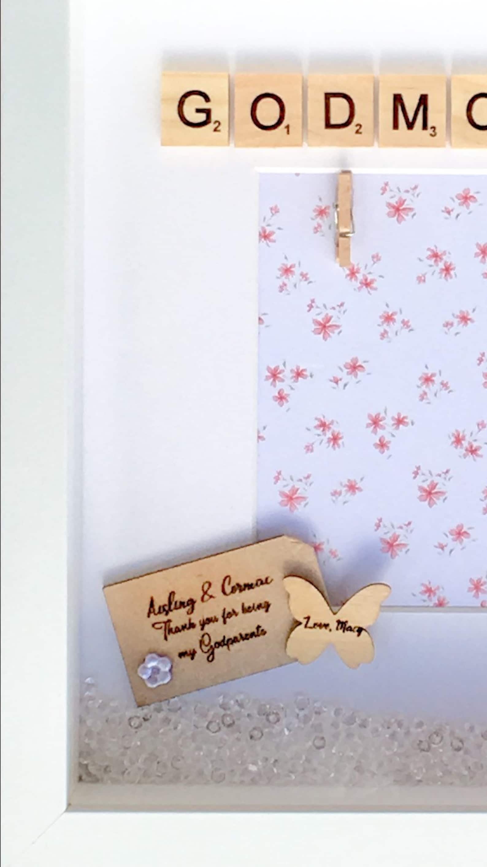 Personalised Christening Gift Godparent Gift Godmother Gift - Etsy