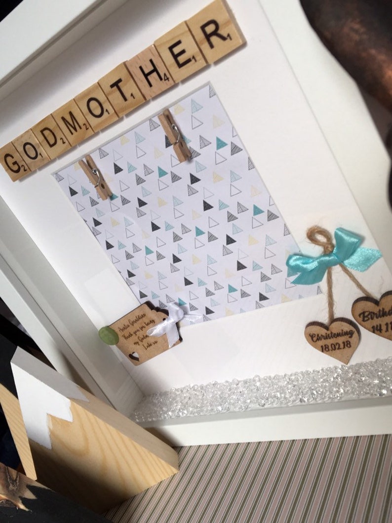 Personalised christening Gift Godparent Gift Godmother Gift | Etsy