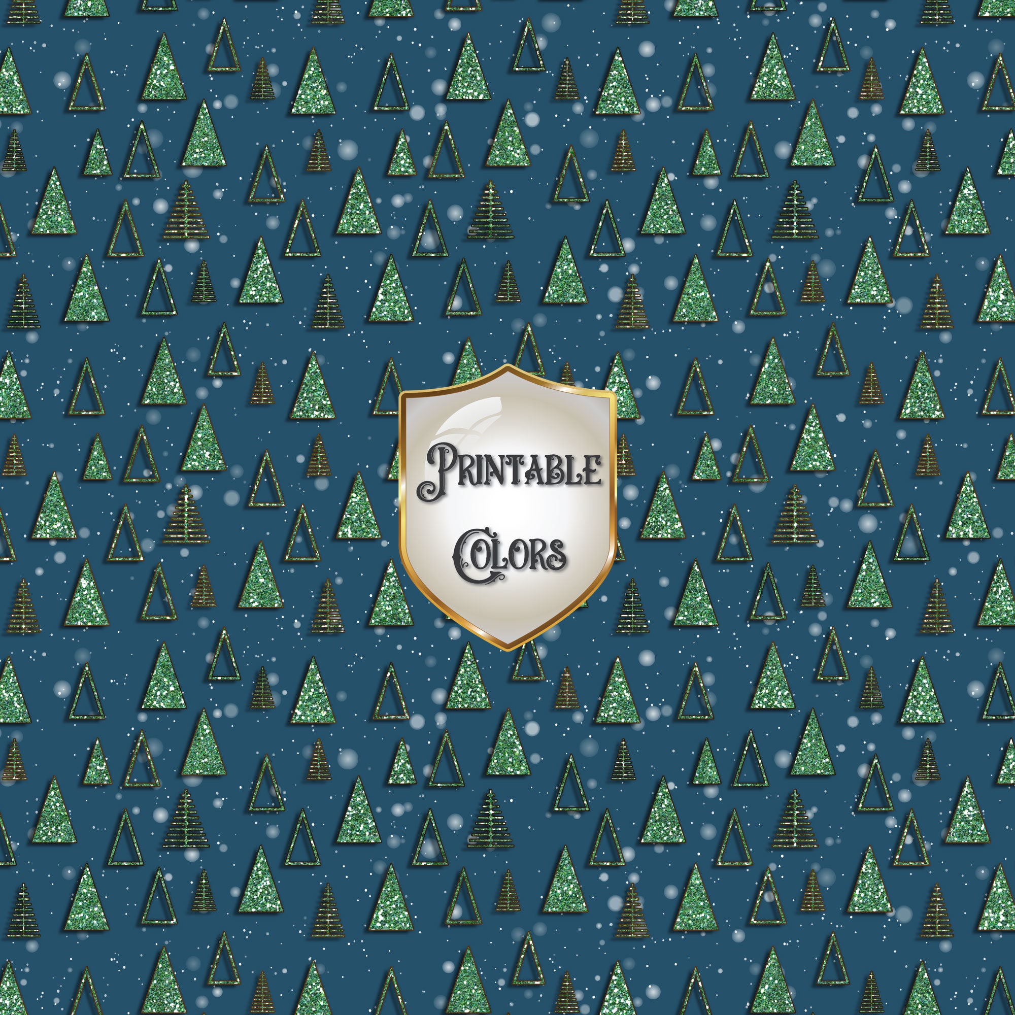 Seamless Falling Snow Digital Paper Digital Download Winter Background ...