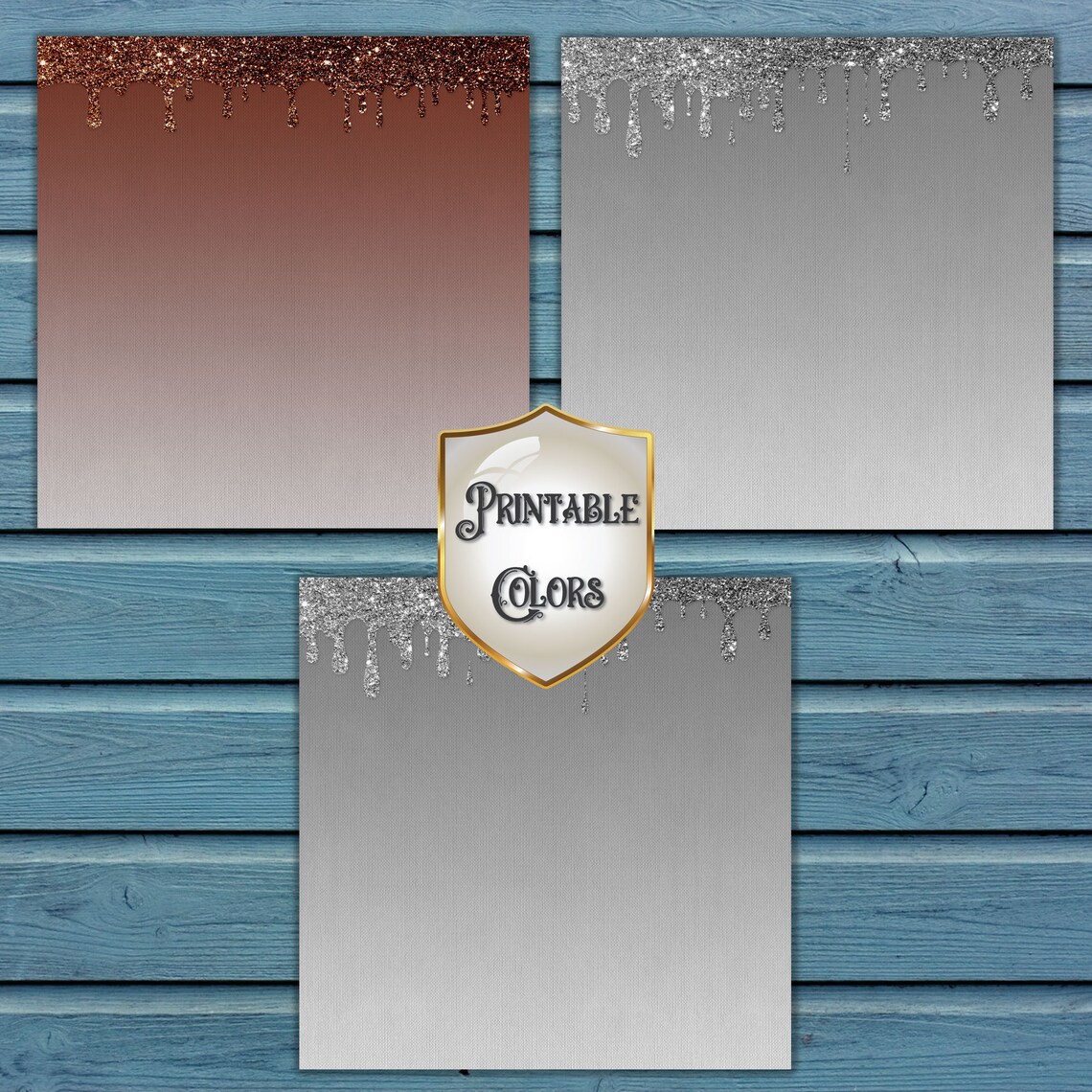 Dripping Glitter Digital Paper, Dripping Paint on Canvas for ...