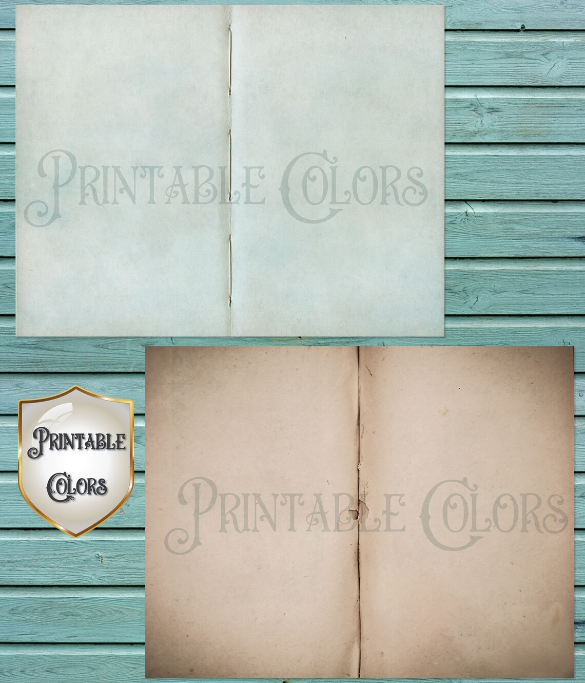 Junk Journal Vintage Neutral Pages Printables for Scrapbooking - Etsy