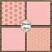 Pink and Gold Princess Digital Paper for Scrapbooking and Decoupage ...