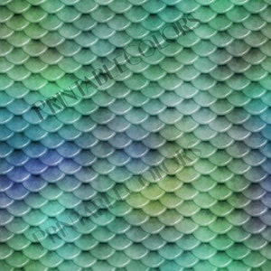 Mermaid Scale Digital Paper - Digital Download - Mermaid Paper - Dragon ...