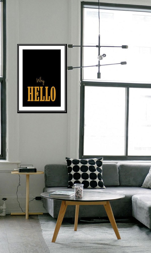 Why Hello, Digital Download, Instant Download, Printable Art ...