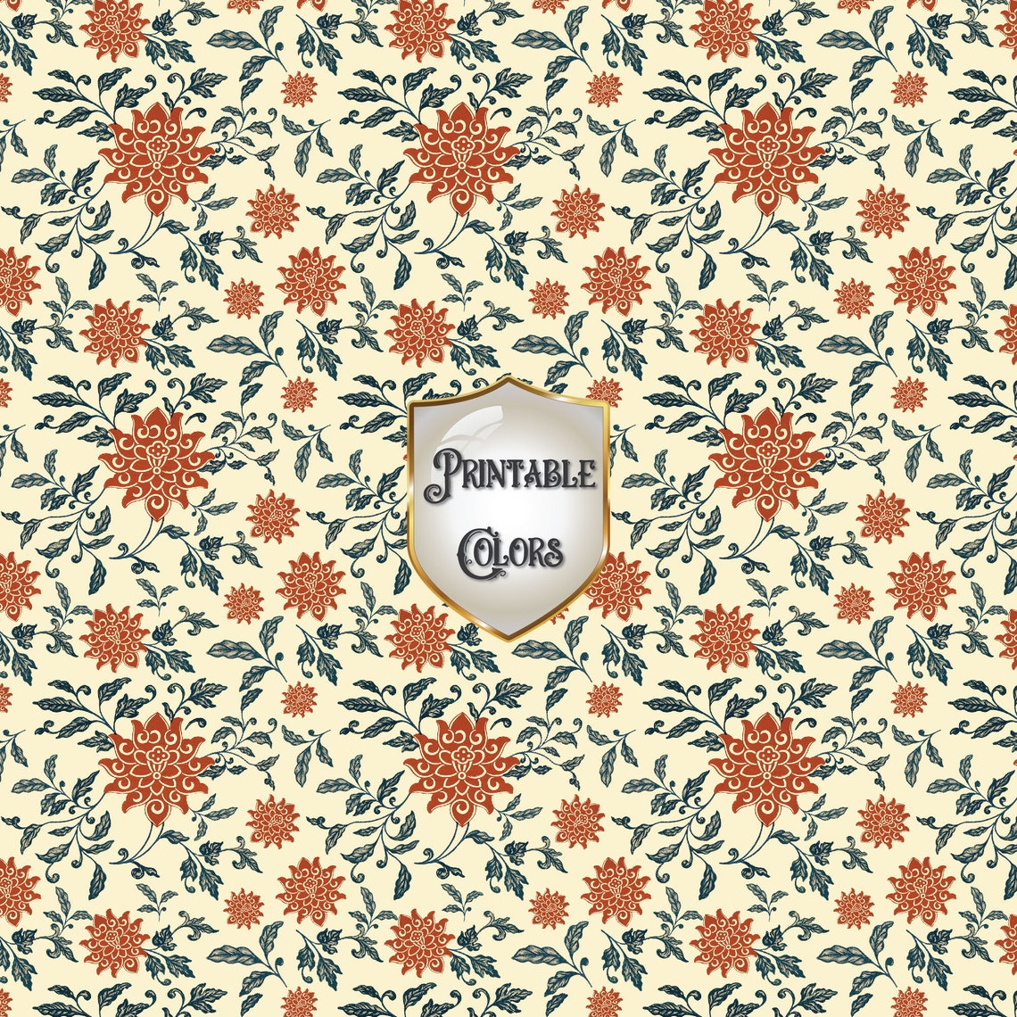 Chinese Vintage Digital Paper for Scrapbooking and Decoupage. | Etsy