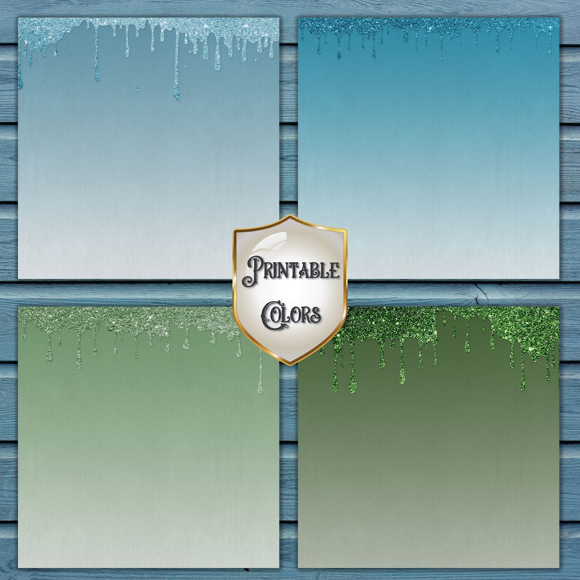 Dripping Glitter Digital Paper, Dripping Paint on Canvas for ...