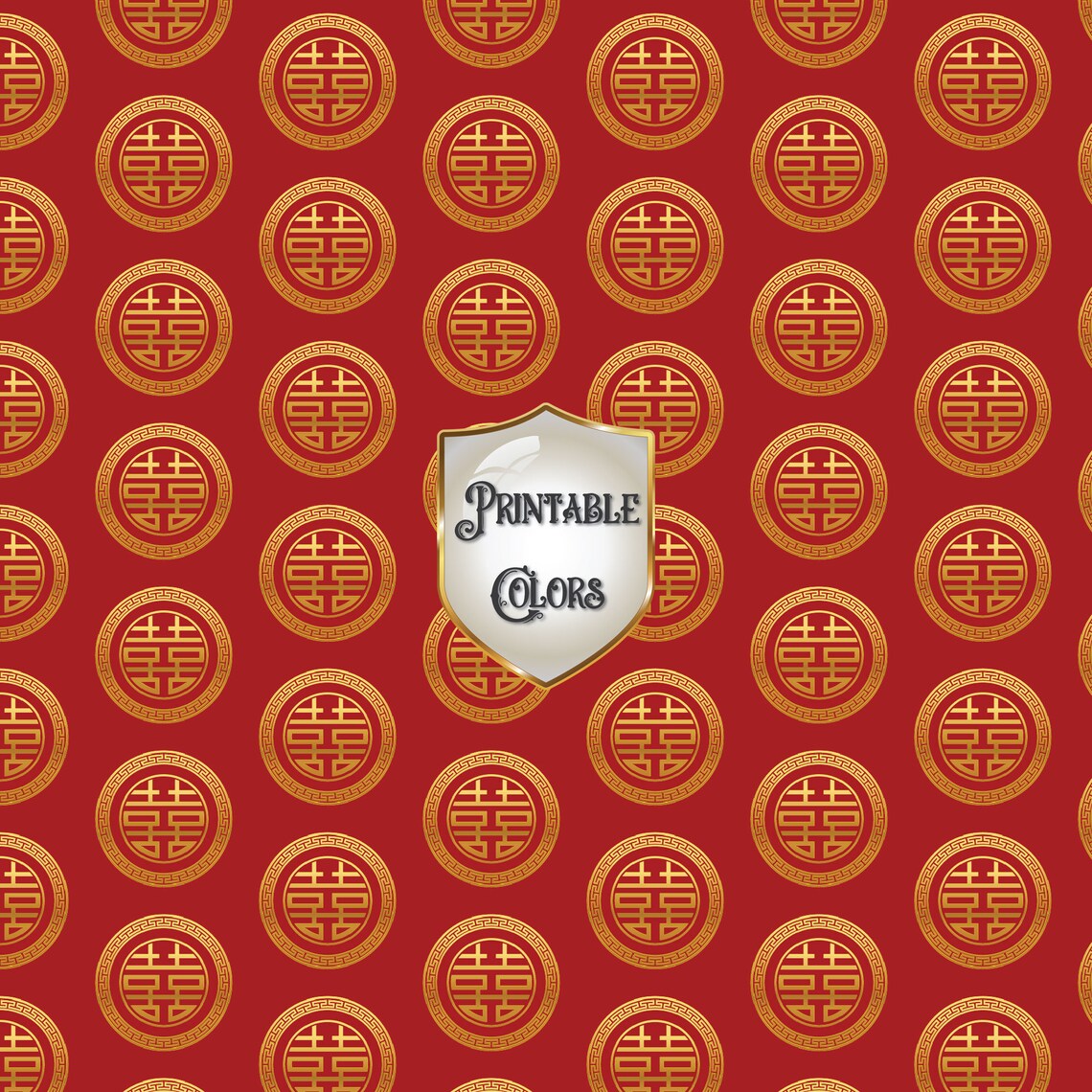 Chinese Vintage Digital Paper for Scrapbooking and Decoupage. | Etsy