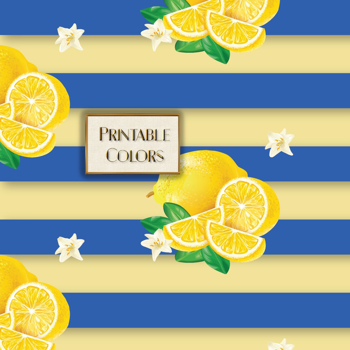 Lemons Digital Paper for Scrapbooking and Decoupage Lemons - Etsy