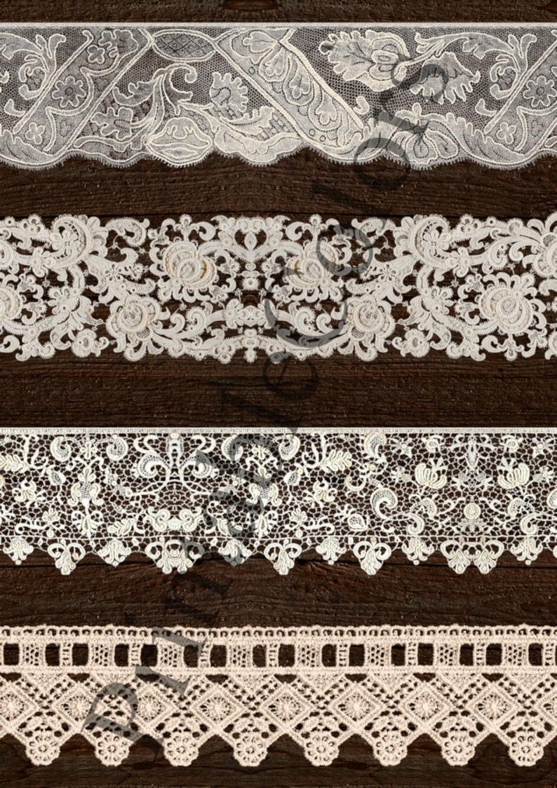 Ivory Lace, Digital Download, Instant Download, Lace Clipart ...