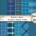 Seamless Blue Winter Tartan Digital Paper for Scrapbooking and ...